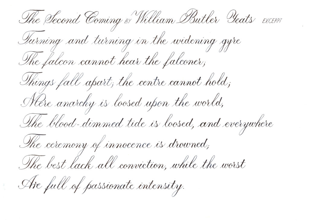 Pennonia Fountain Pen Inks – Calligraphy Samples – Pennonia®